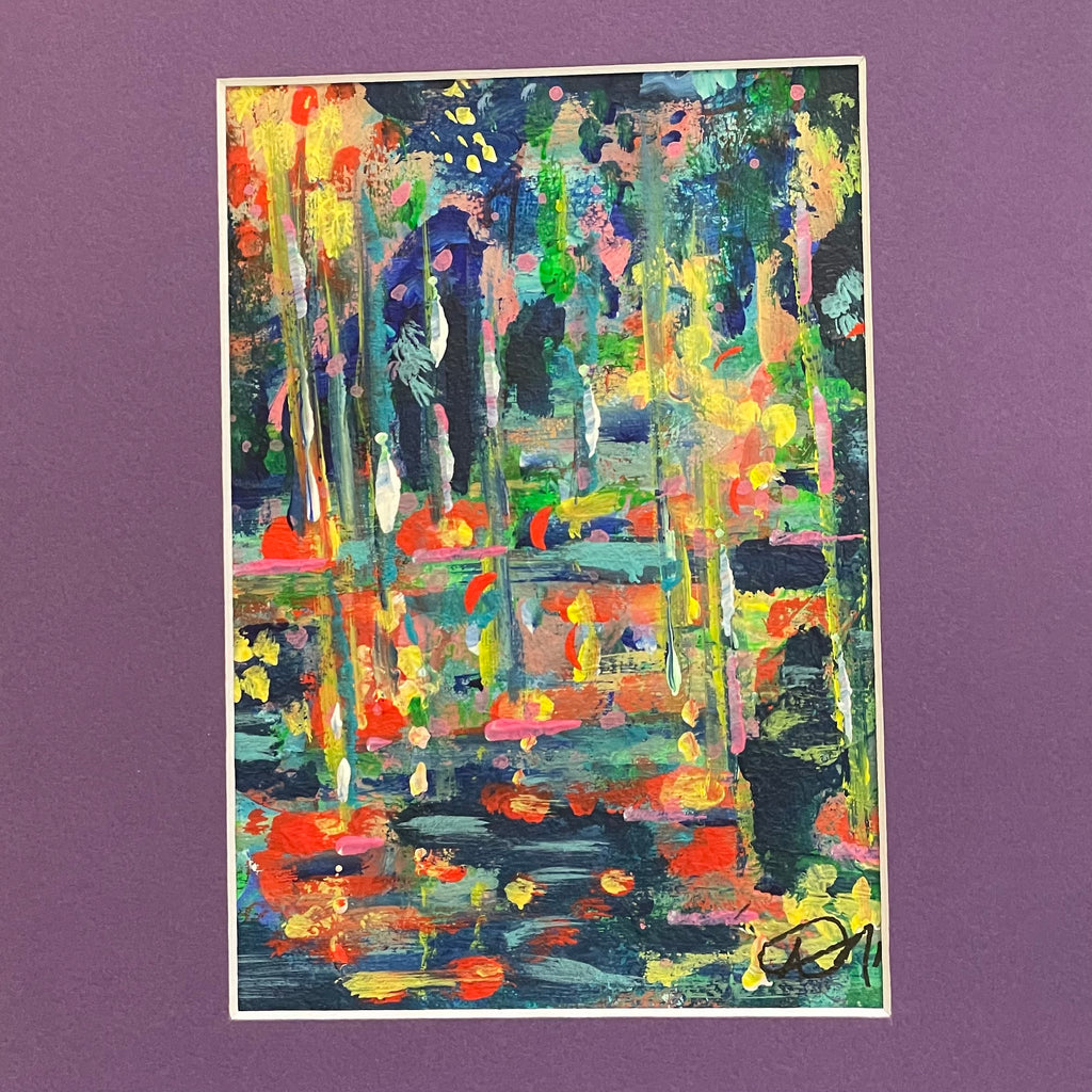 Deborah Nicol - Acrylic Abstract - "Docked in the Bay III" | McMillan ...