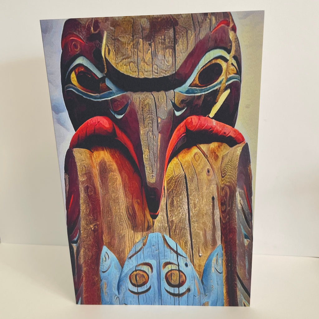 Gerald Fuller - Card - "Raven and Frog" | McMillan Arts Centre
